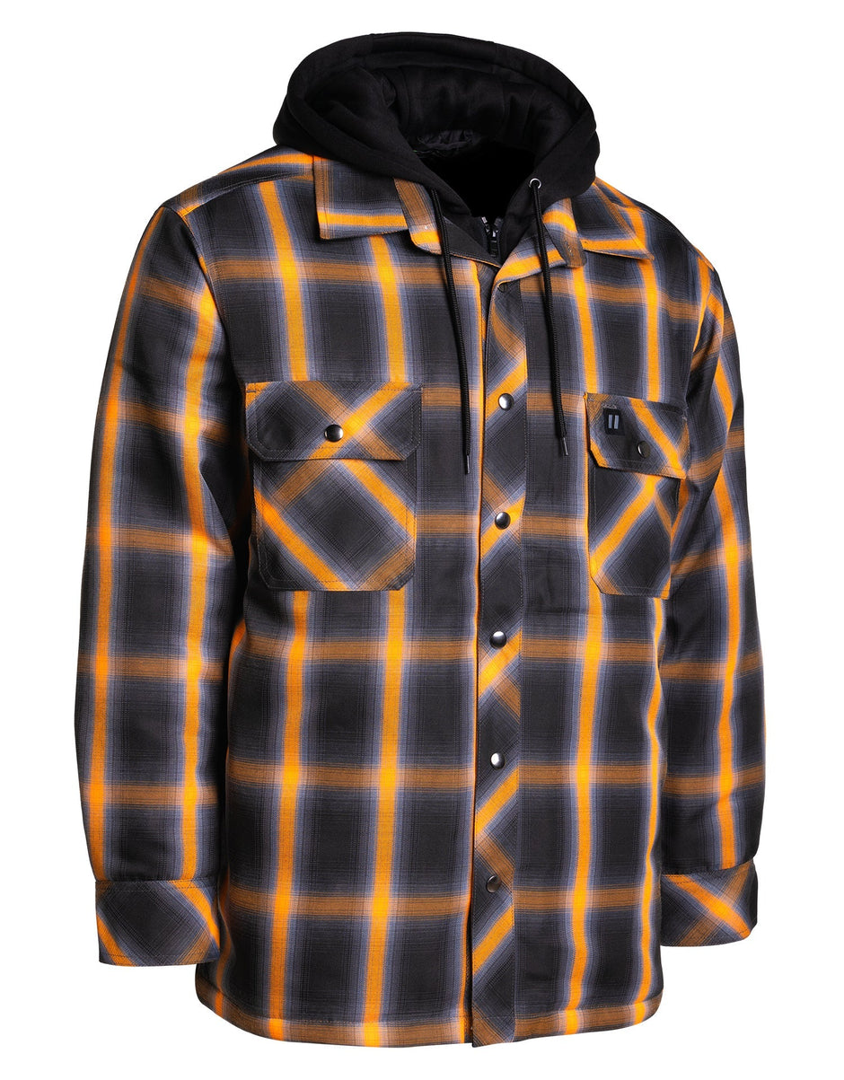 Hi-Vis Quilted Flannel Shirts | Hi-Vis Safety – Hi Vis Safety US